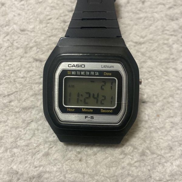 Casio F-5 Digital Vintage Watch, Working Condition Used | WatchCharts ...