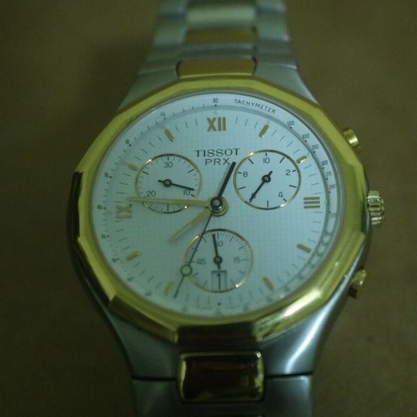 TISSOT PRX P575 chronograph MEN'S Sports WATCH W/R-100m SWISS-MADE ...