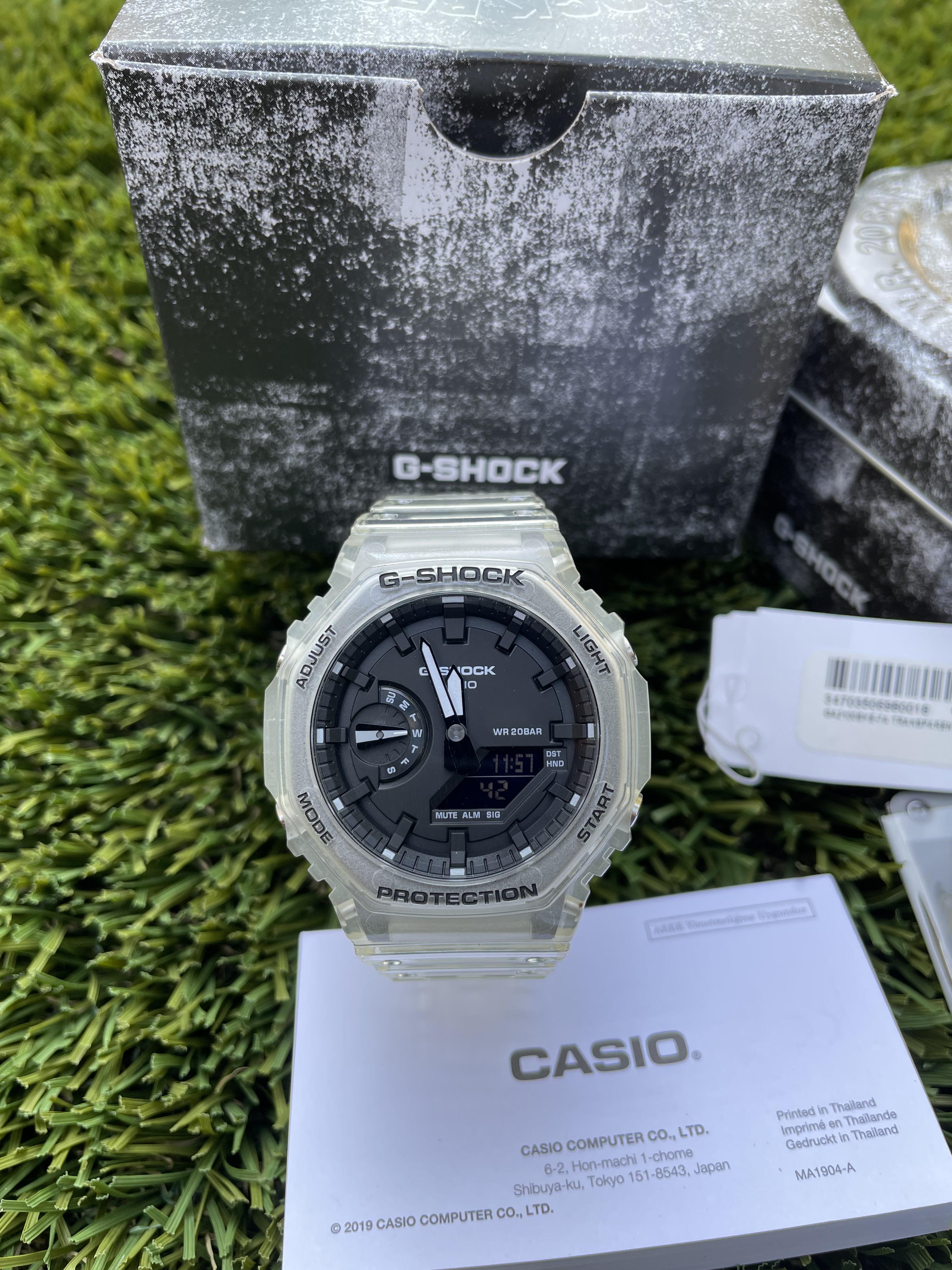 [WTS] Casio G-Shock GA2100SKE-7A Transparent Casioak | WatchCharts