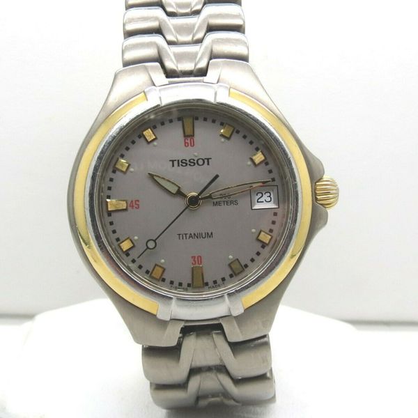 Tissot Titanium Watch ~ Keeps time ~ New battery ~ w/box | WatchCharts ...