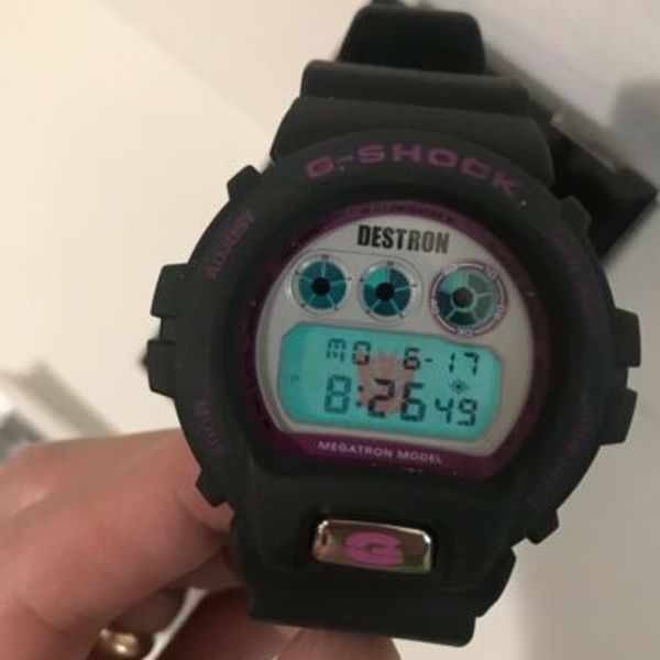 G-SHOCK Transformer MEGATRON Limited collaboration DW-6900 JAPAN Purple ...