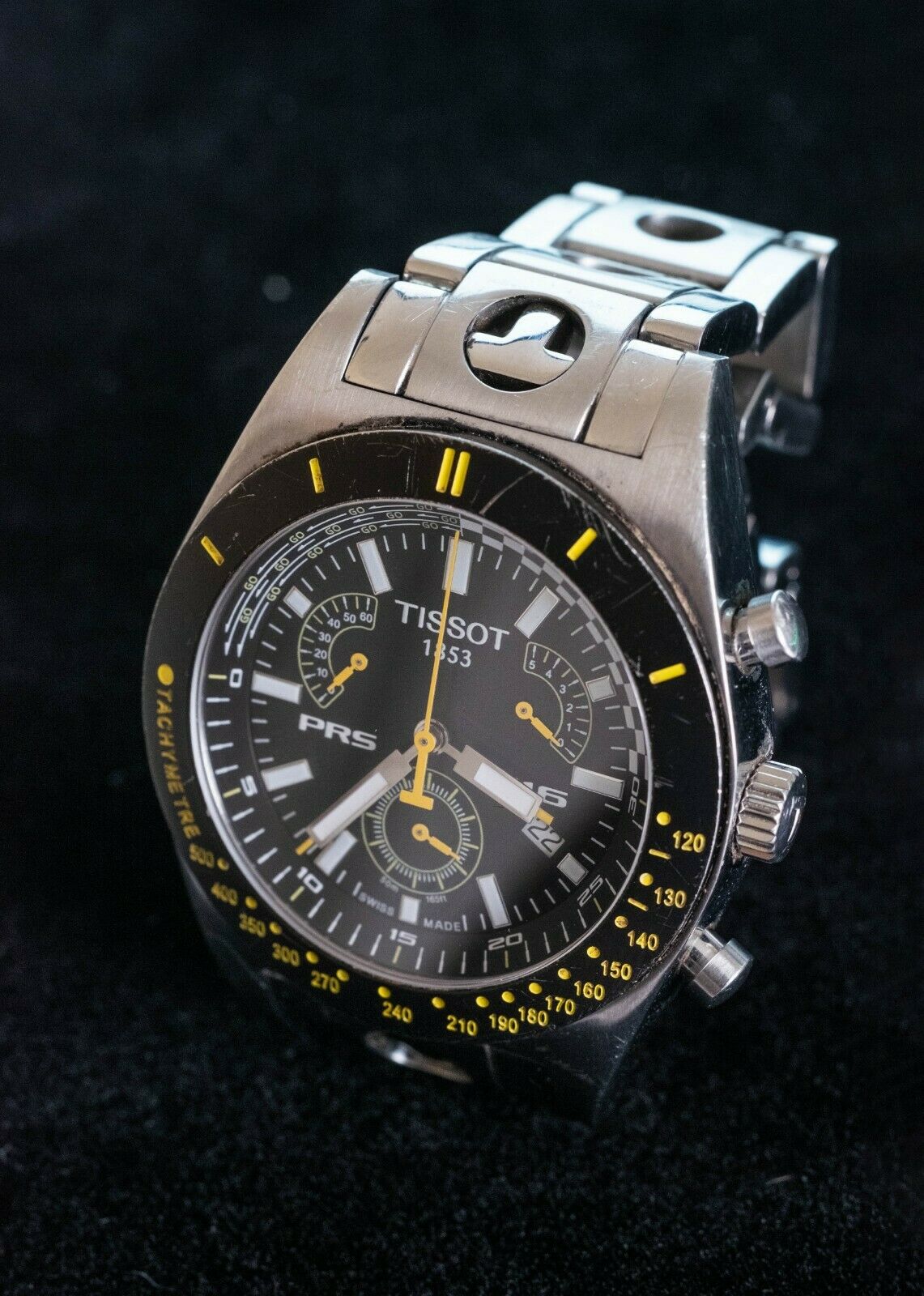 Tissot PRS 516 chronograph men's watch | PRS 516 Retrograde T91.1.428. ...