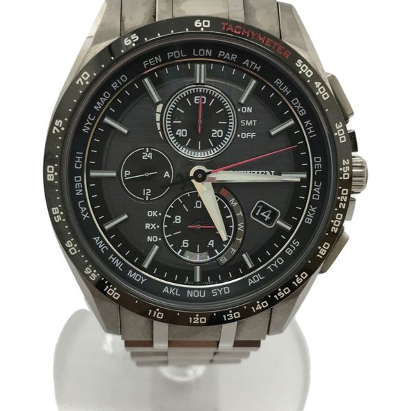 [Used] Citizen Solar Watch/Analog/Stainless Steel/GRY/SLV/SS [Clothing Accessories, etc ...