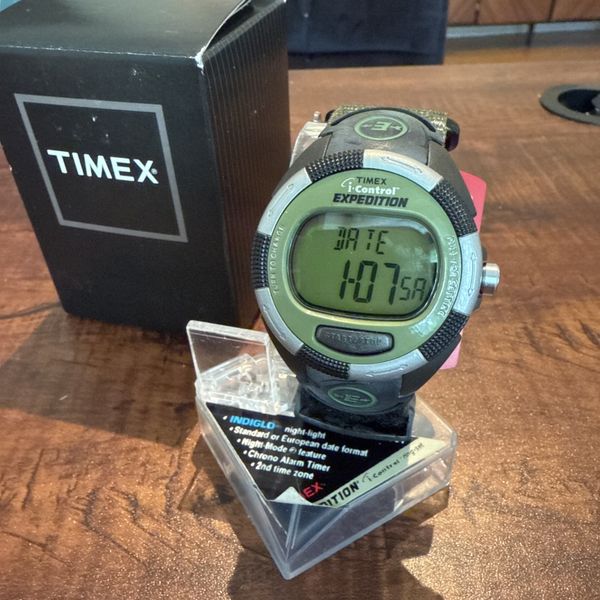 Timex Expedition I-Control WR 100M Quartz Digital Men's Watch New ...