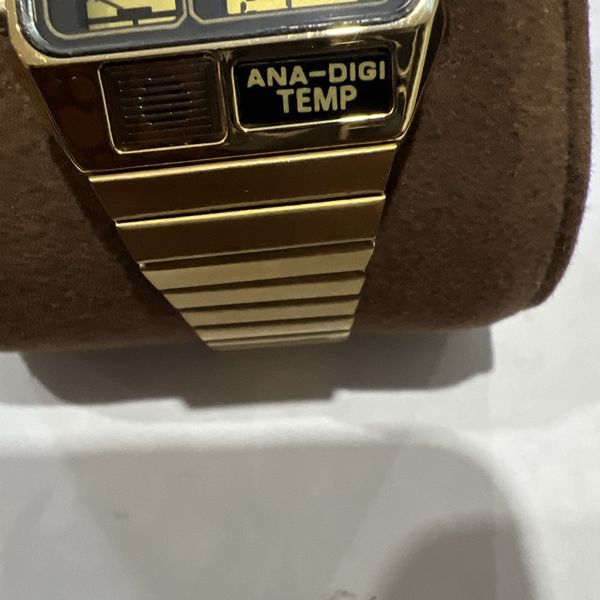 Vintage Citizen Gold ANA-DIGI TEMP watch. JG2103-72X | WatchCharts Marketplace