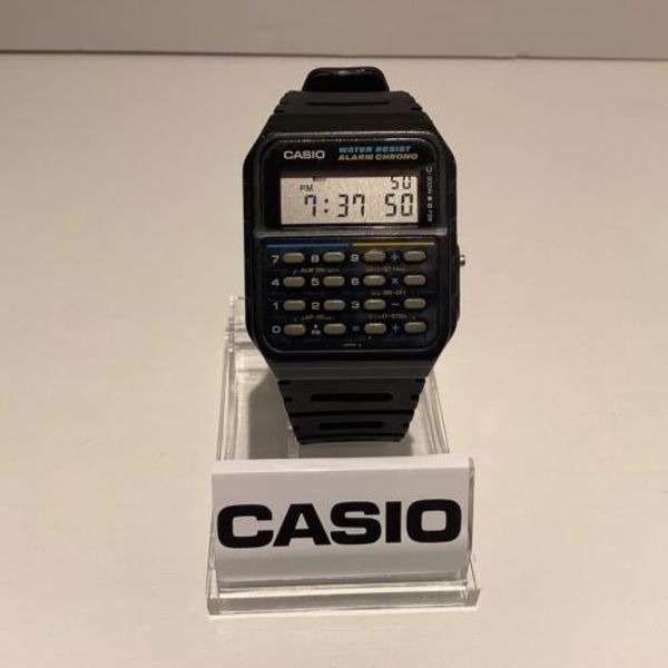 Casio CA-55 vintage Calculator watch JAPAN circa 1984 | WatchCharts ...