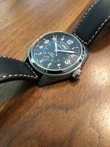 hamilton khaki field automatic 42mm. Model H70505733 | WatchCharts ...