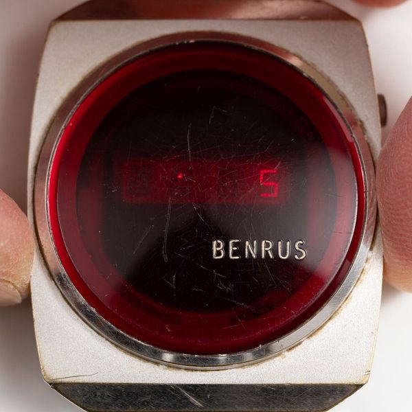 Vintage Benrus LED Man's Watch with Batteries Works | WatchCharts ...