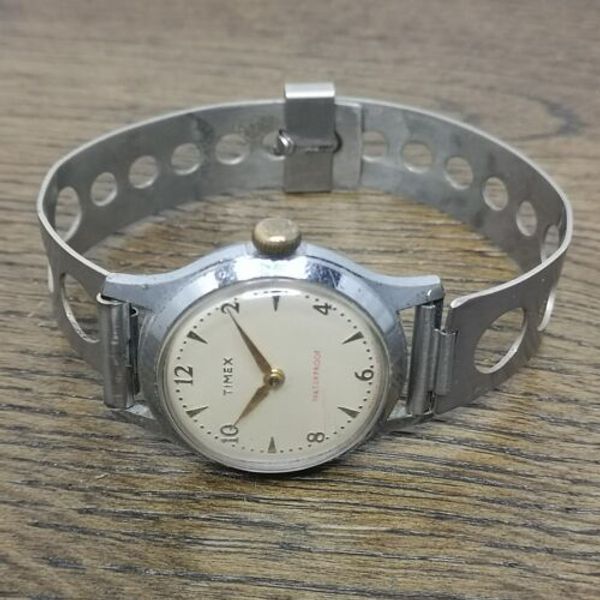 Timex Vintage Watch to Restore on Steel Rally Bracelet (CH12 ...