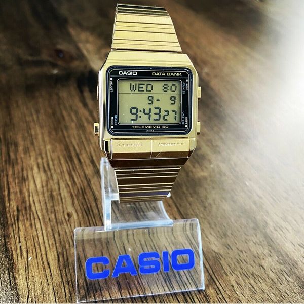 CLEAN Vintage 1984 Casio DB-500G Digital Data Bank Watch Made in Japan ...