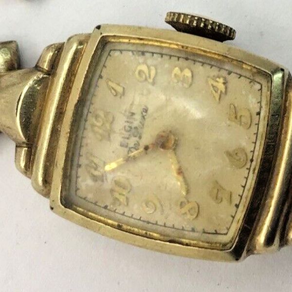 Vintage Ladies Elgin DeLuxe Wrist Watch Non-Working (559) | WatchCharts ...