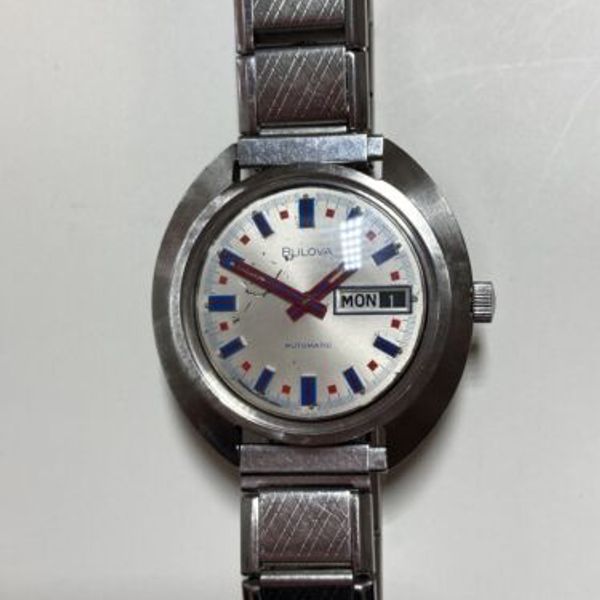 BULOVA Automatic Calendar All Stainless Steel 17J Cal 11BSACB N2 Swiss ...