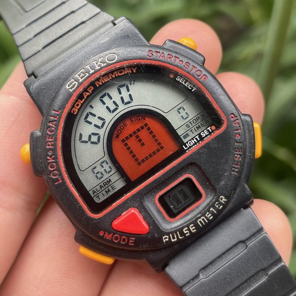 [WTS] 1990s Seiko Pulse Meter ref. S240-400C Heart Monitor - reduced ...