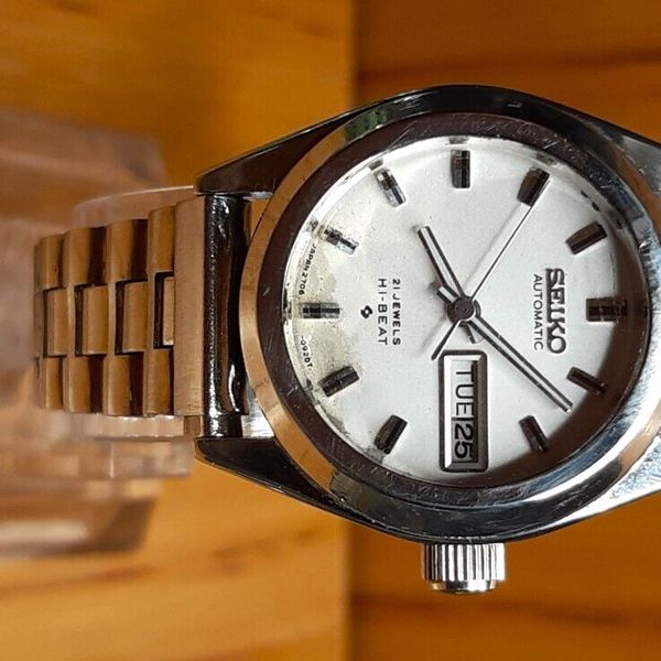 VINTAGE LADIES 1975 "SEIKO HI-BEAT" 21 JEWEL AUTOMATIC | WatchCharts ...