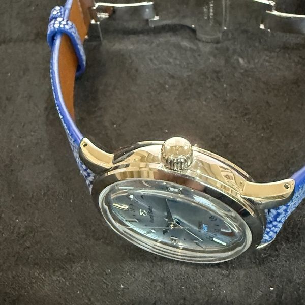 (Grand Seiko Mod Elegance GMT ) Dial/Blue GMT Hand | WatchCharts ...