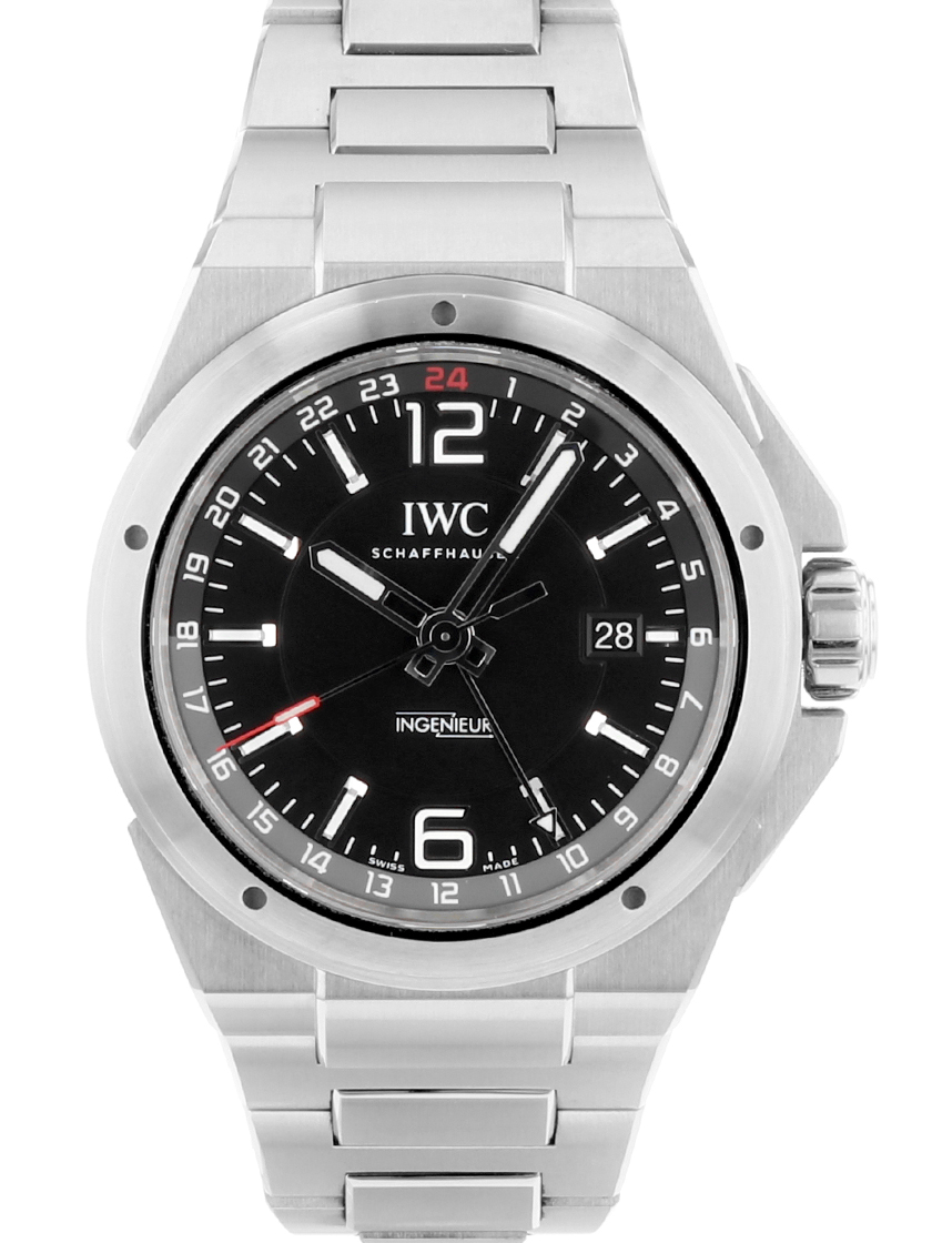 IWC Ingenieur Dual Time Black (324402) Market Price | WatchCharts