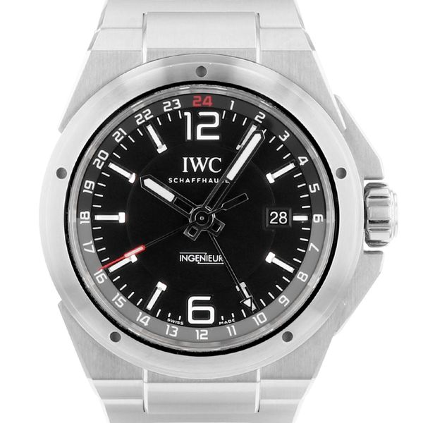 IWC Ingenieur Dual Time Black (324402) Market Price | WatchCharts