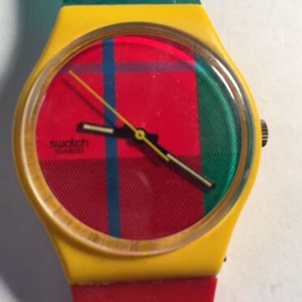 1985 Vintage Swatch Watch GJ100 McGregor Great Cond | WatchCharts ...