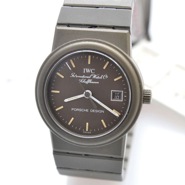 IWC Porsche Design Lady Green Titanium 26mm Watch New Old Stock ...