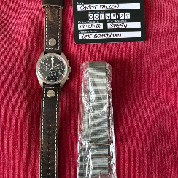 CWC Cabot Falcon Pilots Quartz Chronograph Watch | WatchCharts Marketplace