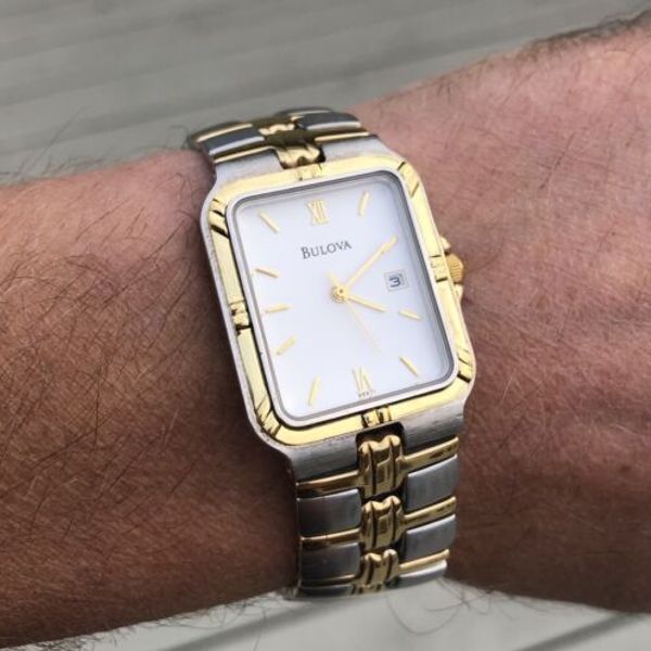 STUNNING Vintage Bulova Menâ s Tank Watch | WatchCharts Marketplace