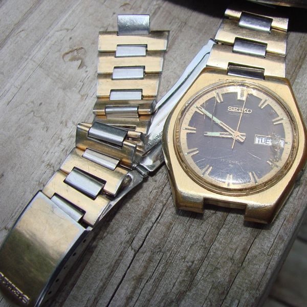 Rare Vintage Seiko automatic 17 jewels 7009-8070 with Blue Dial | WatchCharts Marketplace
