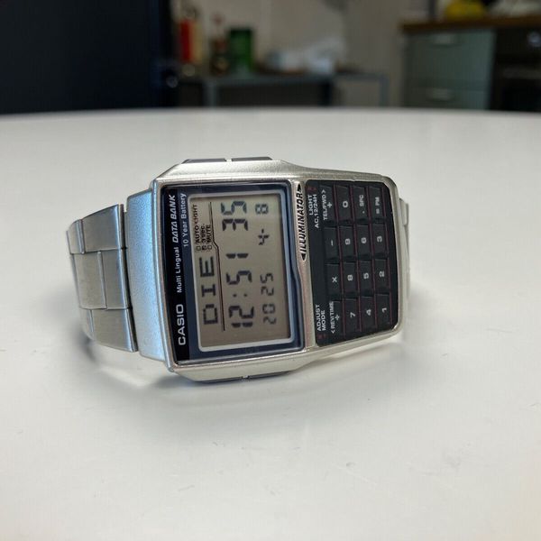 â EXCELLENTâ Casio Men's Watch DBC-32 / Retro Y2k 2000s 90s Calculator ...