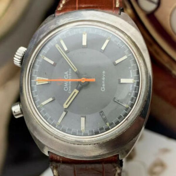 Super Rare Omega Chronostop Geneve Drivers 1968 145.009 cal.855 ...