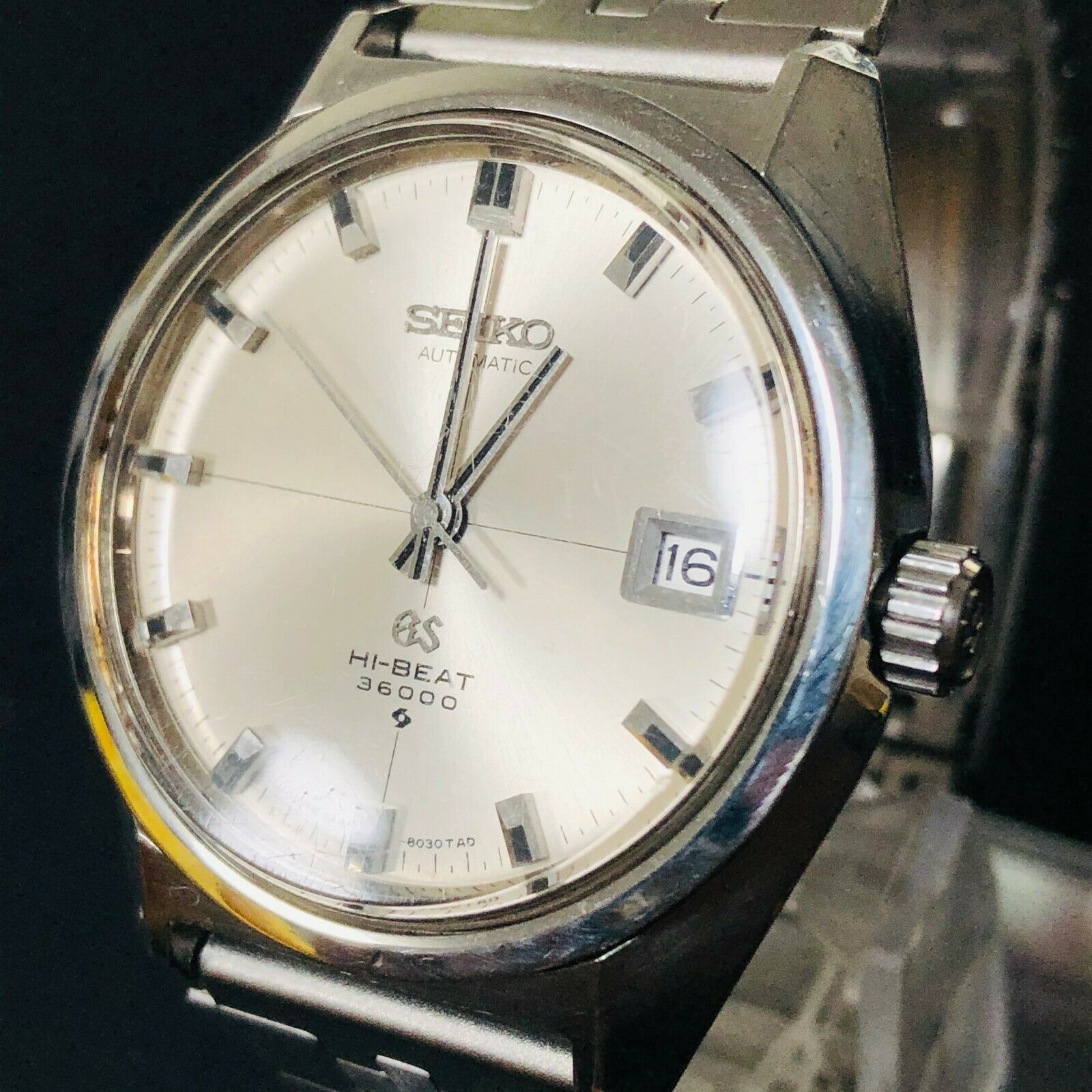 SEIKO Grand Seiko 6145-8000 Hi-beat Cal.6145A Automatic Men's Watch ...