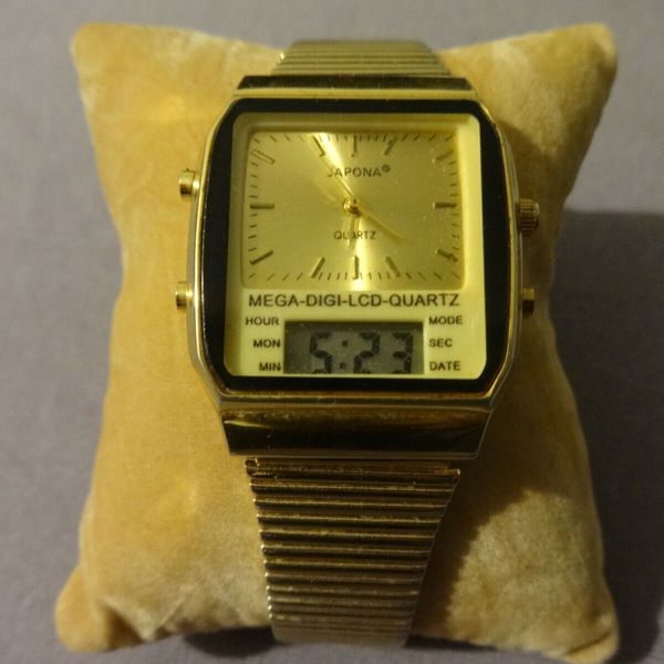 JAPONA Vintage Quartz Clock with 2 battarie, Digital, function OK ...