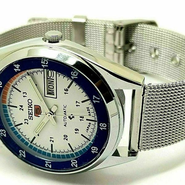 seiko 5 automatic men's railway time 6309 day/date vintage japan watch run m | WatchCharts ...
