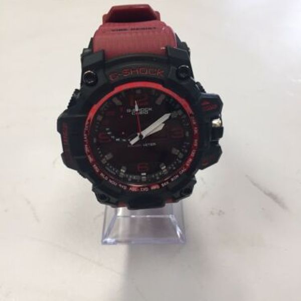 Casio Mudmaster 1036 CPW-1000 Triple Sensor Tough Solar Red/Black Watch ...