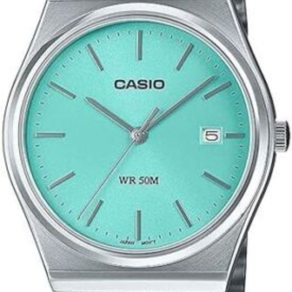 Casio MTP-B145D-2A1 Blue Stainless Steel Men's Watch | WatchCharts ...