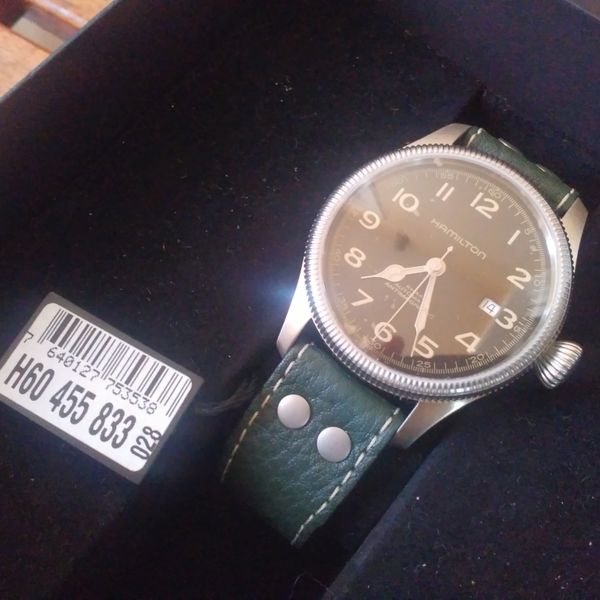FS: Hamilton pioneer khaki auto team earth NEW in box | WatchCharts ...