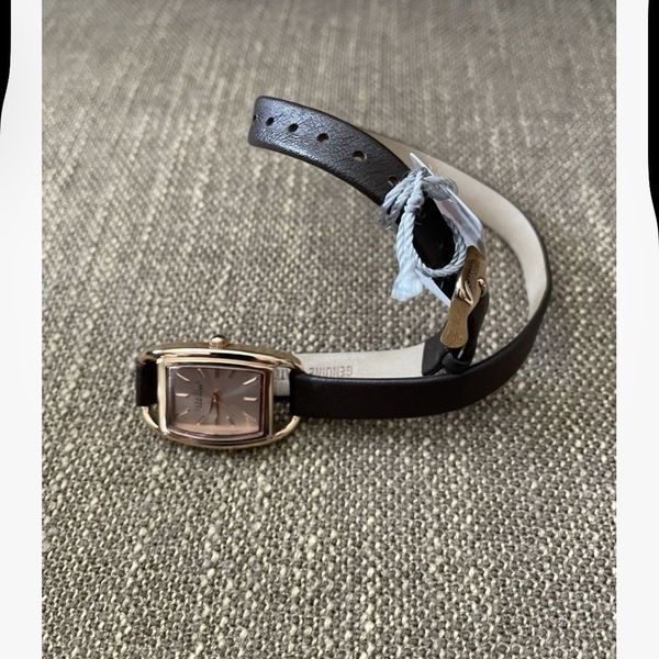 Caravelle by Bulova. Ladies Rose Gold Watch w/ Double Wrap Strap. New w ...