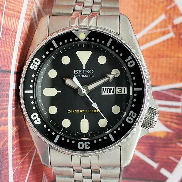 PRE OWNED SEIKO DIVER AUTOMATIC WATCH 7S26-0030 SKX013 670499 ...