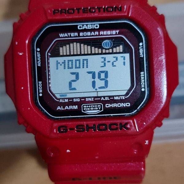 Casio G-Shock GLX-5600 G-Lide Moon Phase Tide Graph Watch | WatchCharts ...