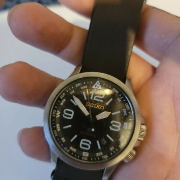 Seiko Srpa77 Mens 42mm Watch 4R35-01N0 Land Compass Automatic 23j ...