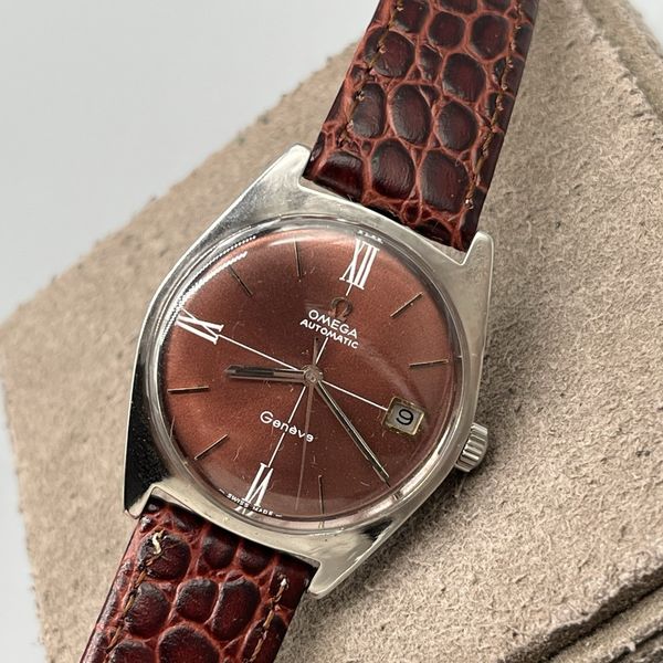 VINTAGE OMEGA GENEVE SWISS M. AUTOMATIC MEN'S WATCH, CALIBRE 565 DATE ...