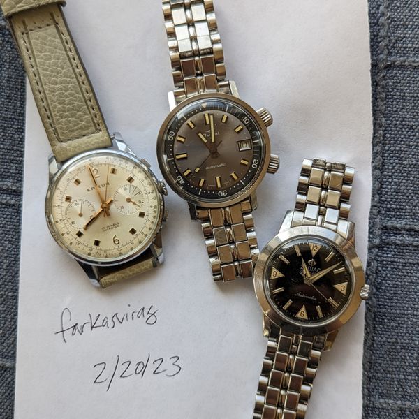 [WTS] Vintage Epikur Chronograph - Gemex Strap | WatchCharts