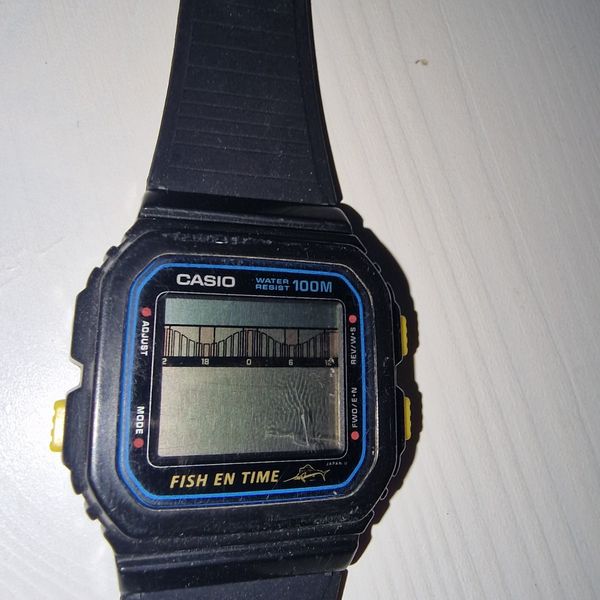 Casio Fish En Time watch needs new battery | WatchCharts Marketplace