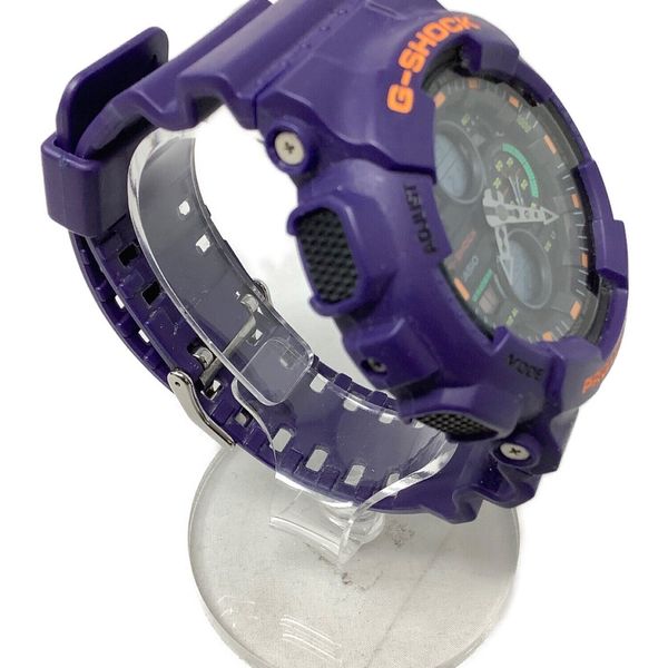 Casio G-Shock GA-140 Solar men's Watch Color Purple Ana-Digi Round From ...