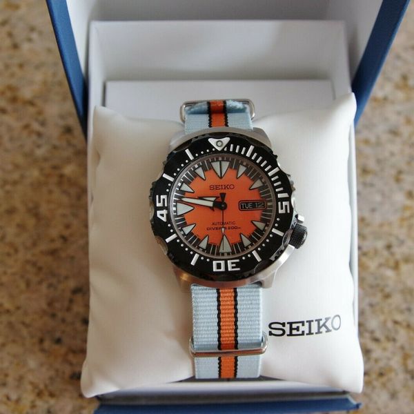 Seiko SRP315 Orange Monster 2nd Gen Dive Watch | WatchCharts