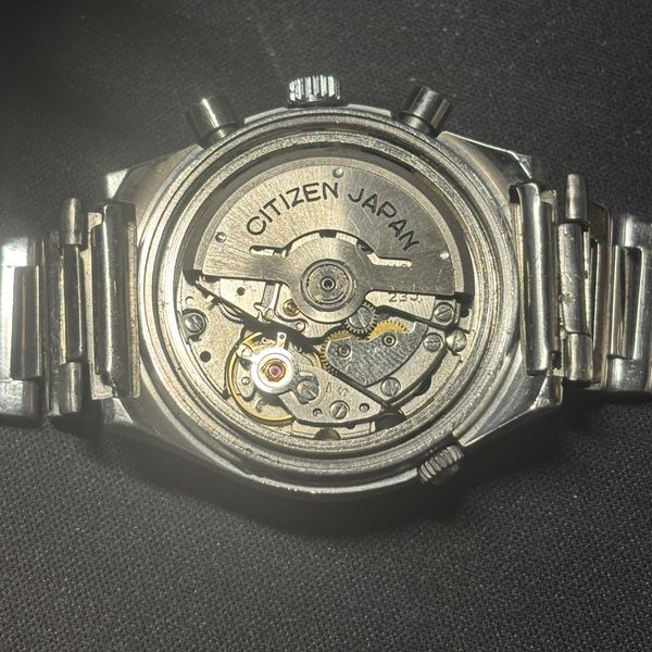 VINTAGE 1970s CITIZEN 67-9119 FLYBACK SPIDER CHRONOGRAPH MENS ...