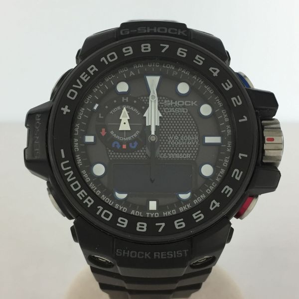 [Used] CASIO GULF MASTER Triple Sensor / Radio tough solar watch ...