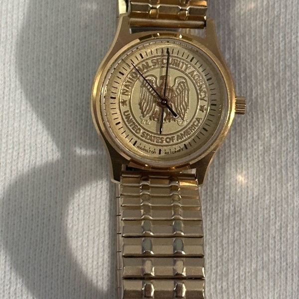 Hamilton 9812 Vintage Watch NSA National Security Agency Retirement ...