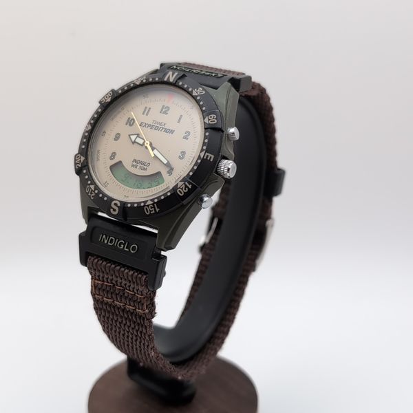 Rare Vintage 1990s Timex T45181 Men's Expedition Analog Digital Field ...