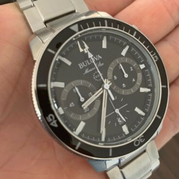 BULOVA Marine Star Mens Chronograph Watch (96B272) | WatchCharts ...