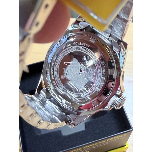 Invicta Specialty Menâ s 40mm Green Dial Stainless Quartz Watch New ...