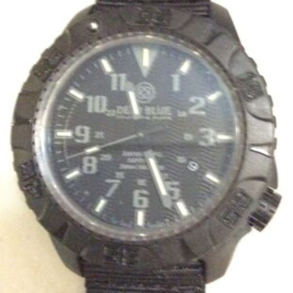 Deep Blue Daynight Carbon Fiber Reinforced Plastic Case 45mm Quartz ...